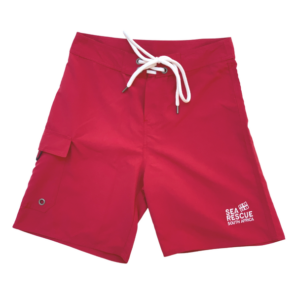 NSRI Crew Uniform Board Shorts Red (Ladies) - National Sea Rescue ...